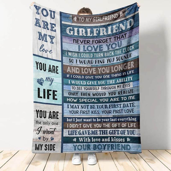 To My Girlfriend - From Boyfriend - A613 - Premium Blanket - FreedPick