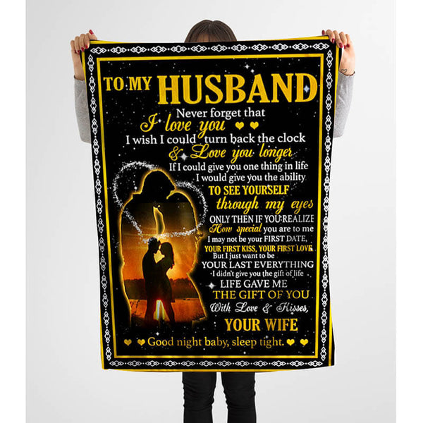 To My Husband - From Wife - A519 - Premium Blanket - FreedPick