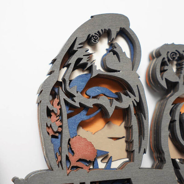 Scarlet Macaw Carving Handcraft Gift - FreedPick