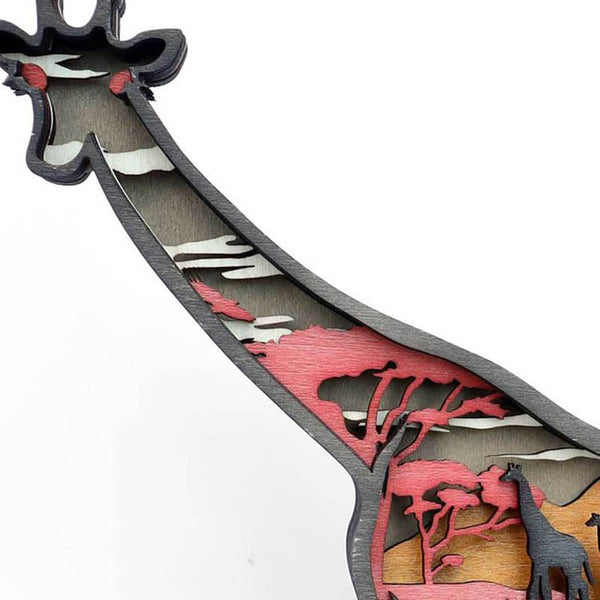 Giraffe Carving Handcraft Gift - FreedPick