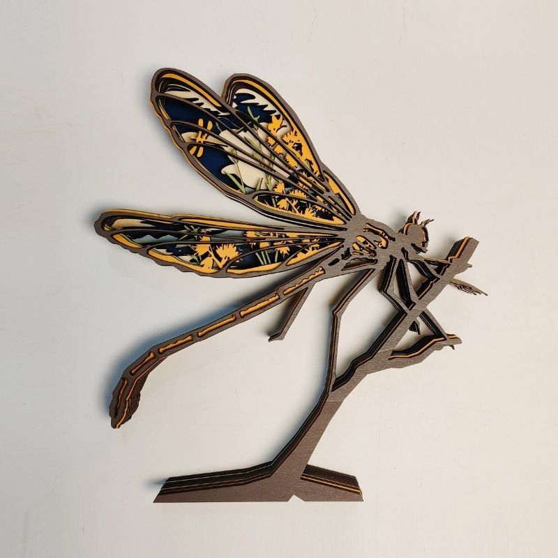 Dragonfly Carving Handcraft Gift - FreedPick