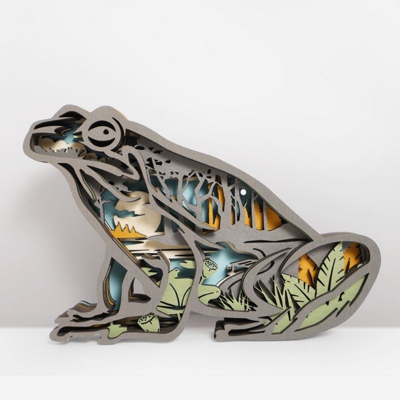 Frog Carving Handcraft Gift - FreedPick