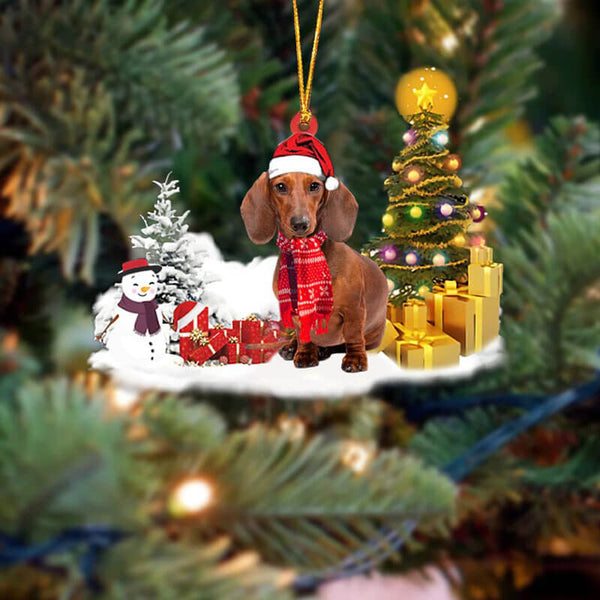 Dachshund Christmas Ornament SM074 - FreedPick