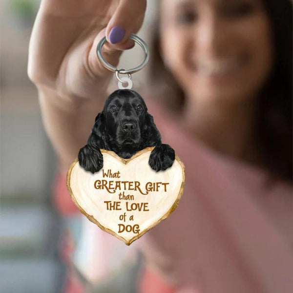 Black Cocker Spaniel What Greater Gift Than The Love Of A Dog Acrylic ...