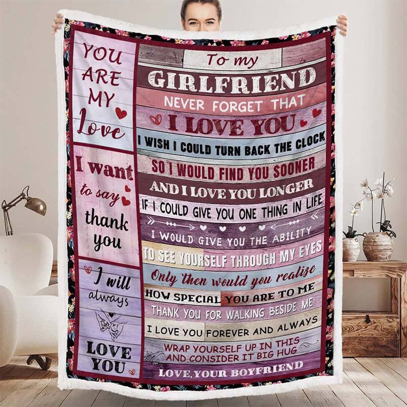 To My Girlfriend Blanket - FreedPick