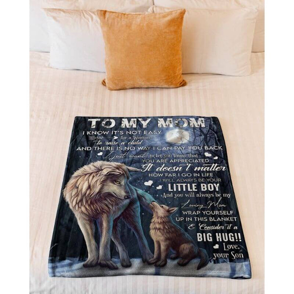 To My Mom - From Son - A371 - Premium Blanket - FreedPick
