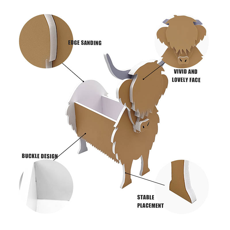 Highland Cattle Planter AP061 - FreedPick